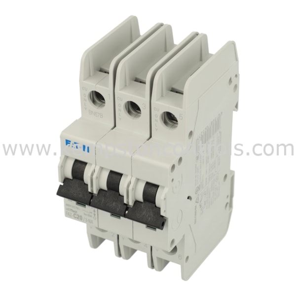 Eaton Moeller FAZ-C20/3-NA MOELLER MCB, 20A, C-TYPE, TP, UL489 | Kempston Controls
