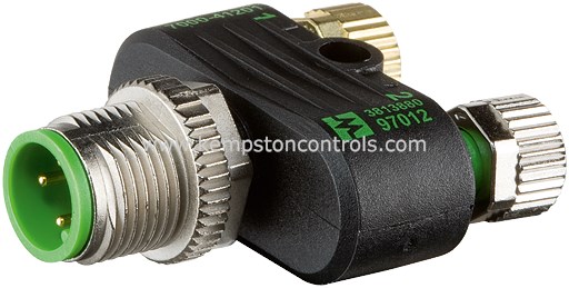 MURR 7000-41201-0000000 T-COUPLER M12 4 PIN MALE TO 2X M8 3 PIN FEMALE ...