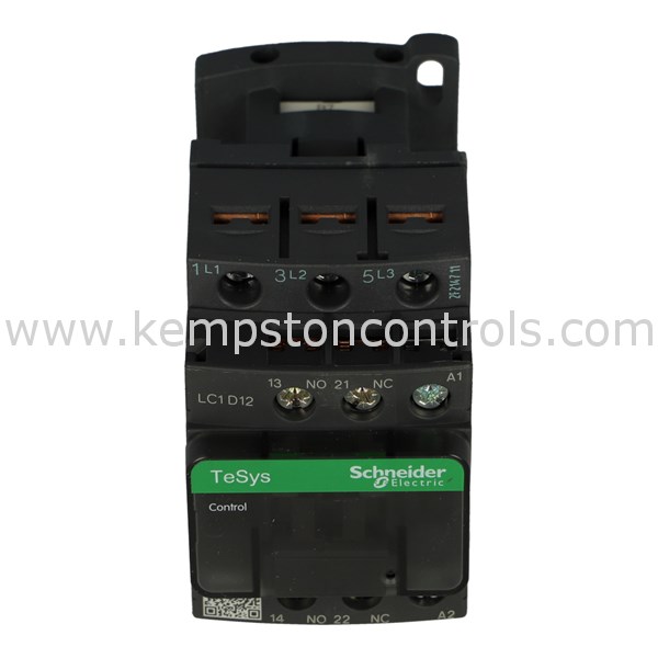 Schneider LC1D12B7 SCHNEIDER CONTACTOR 24AC 12A | Kempston Controls