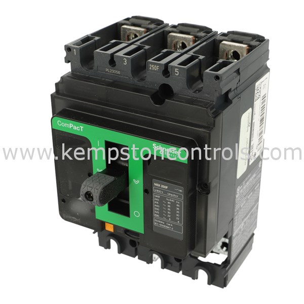 Schneider C25F3 SCHNEIDER CIRCUIT BREAKER BASIC FRAME COMPACT, 36KA, 415VAC, 50/60HZ, 250A ...