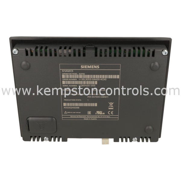 Siemens 6SL3055-0AA00-4CA5 SIEMENS SINAMICS OPERATOR PANEL, AOP30 ...
