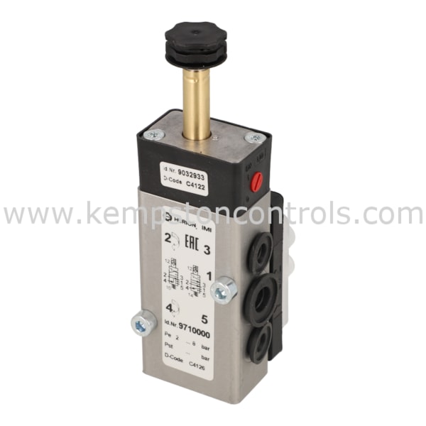 Norgren 9710000000000000 NORGREN INDIRECT SOLENOID SPOOL VALVE, 5/2 ...