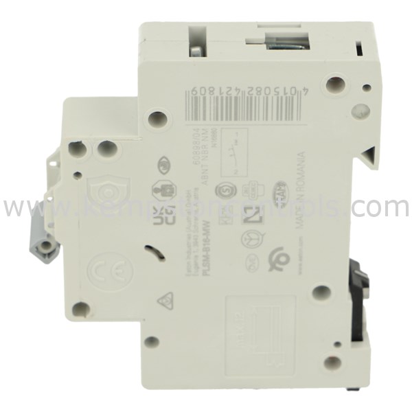 Eaton Moeller PLSM-B16-MW MOELLER MCB, 1 POLE, B TYPE, 16A, 50/60 HZ ...
