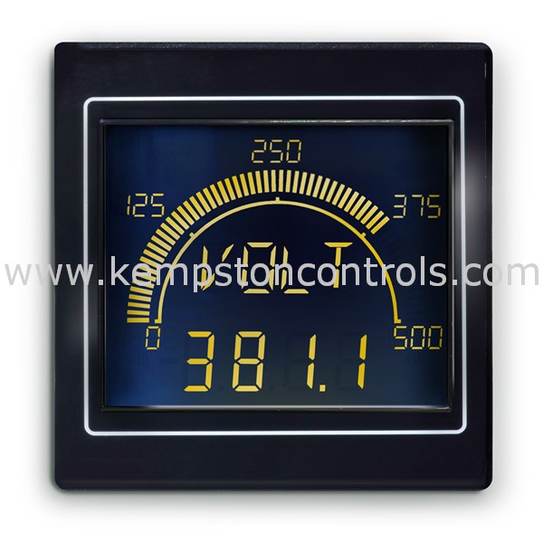 Trumeter APM-MAX-M21-NU-4B MAX METER, VOLT,CURRENT,FREQUENCY,POWER, 3 OUTPUTS, NEGATIVE RGB ...