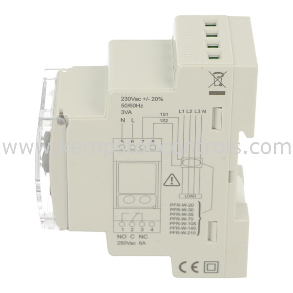 Eaton Moeller PFR-5 MOELLER EARTH-LEAKAGE RELAY, ADJUSTABLE TRIP 0.03-5 ...