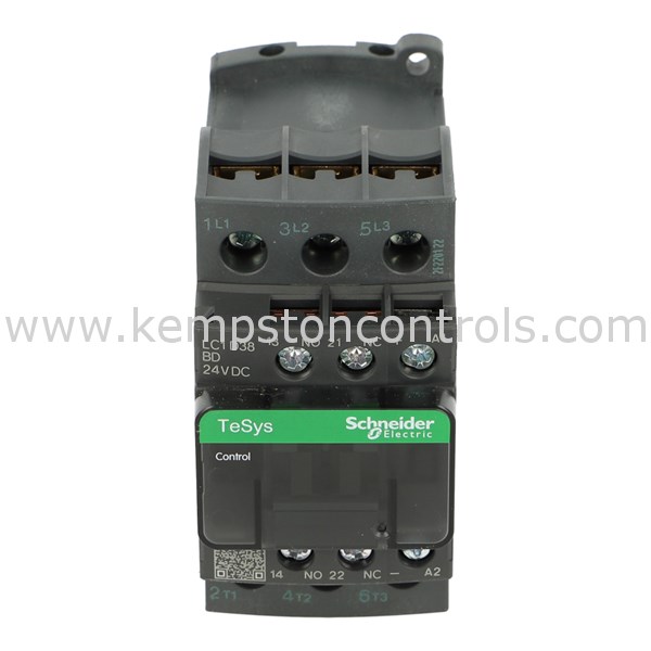 Schneider LC1D38BD SCHNEIDER CONTACTOR 38A 24VDC | Kempston Controls