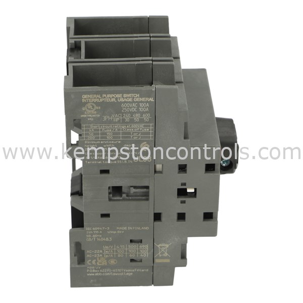 ABB OT100F3 ABB 1SCA105004R1001 OT100F3 SWITCH-DISCONNECTOR, 100A, 3 ...