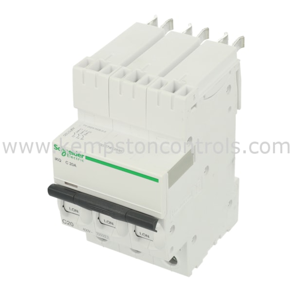 Schneider SE10C320 SCHNEIDER IKQ 3P 20A C MINIATURE CIRCUIT BREAKER | Kempston Controls