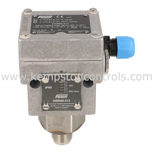 Honeywell Fema DWR06-513 HONEYWELL FEMA MECHANICAL PRESSURE MONITOR, 0. ...