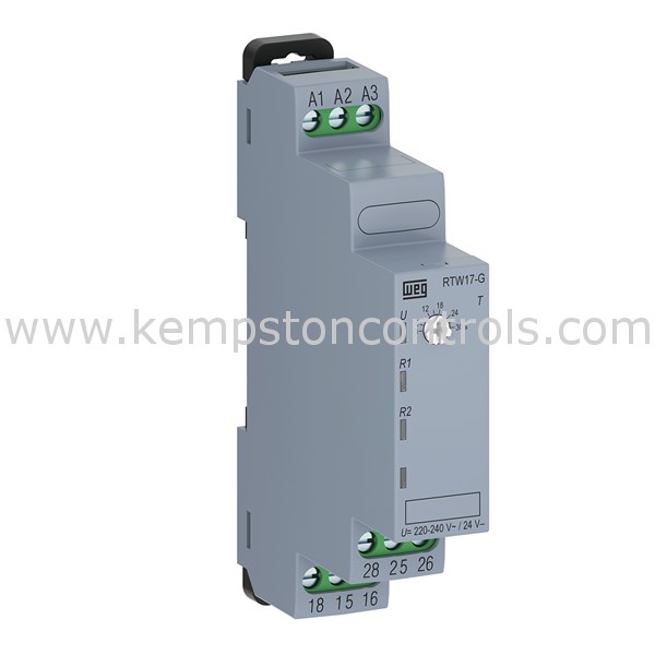 WEG RTW17-G02MATE05 WEG TIMING RELAY STAR DELTA2NO/NC 24-240V 50/60HZ ...