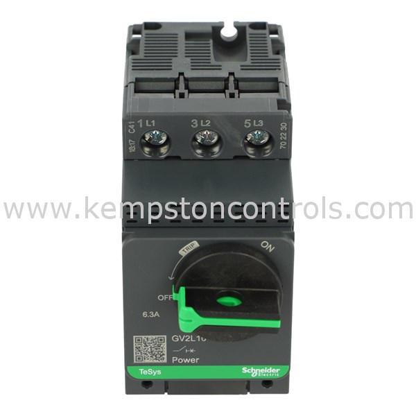 Schneider GV2L10 SCHNEIDER MOTOR CIRCUIT BREAKER, MAGNETIC, 6.3A, SCREW ...