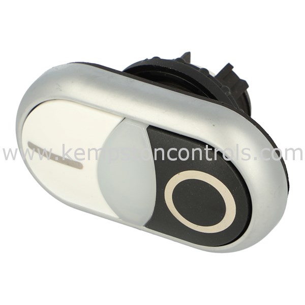 Eaton Moeller M22-DDL-WS-X1-X0 MOELLER DOUBLE ACTUATOR PUSHBUTTON, RMQ-TITAN, IP66, DOUBLE ...