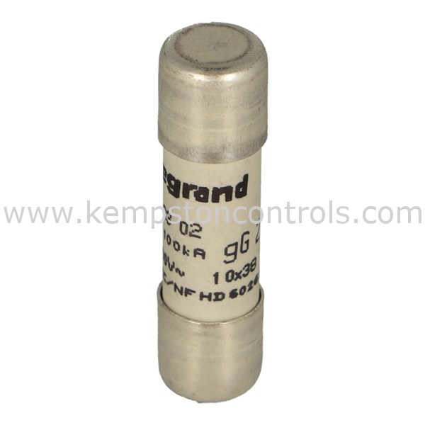 Legrand Power 013302 LEGRAND CYLINDRICAL CARTRIDGE FUSE, 100000 A, 2 A ...