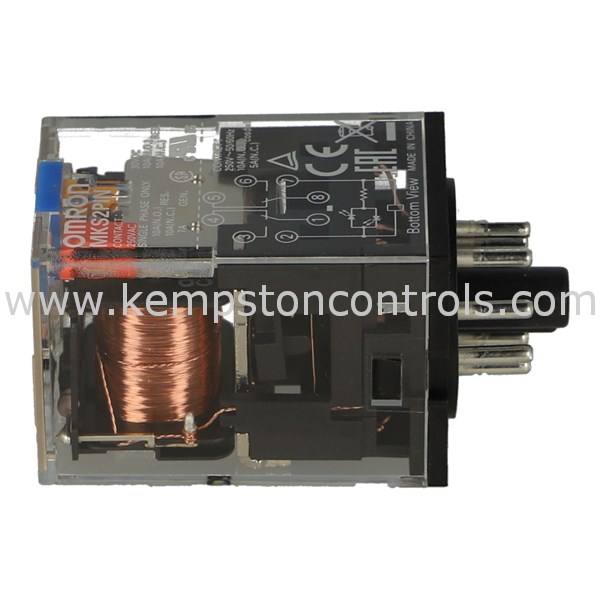 Omron MKS2PIN DC12 OMRON 8 PIN DPDT 10A RELAY 12VDC | Kempston Controls