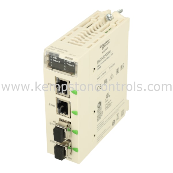 Schneider BMXNRP0200 SCHNEIDER MODICON X80, FIBRE OPTIC REPEATER, MM/LC ...