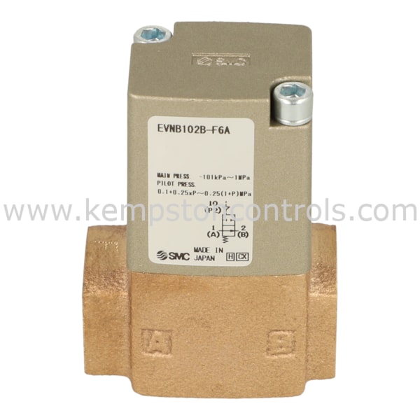 SMC EVNB102B-F6A SMC VNB (AIR OPERATED), 2 PORT PROCESS VALVE FOR FLOW ...