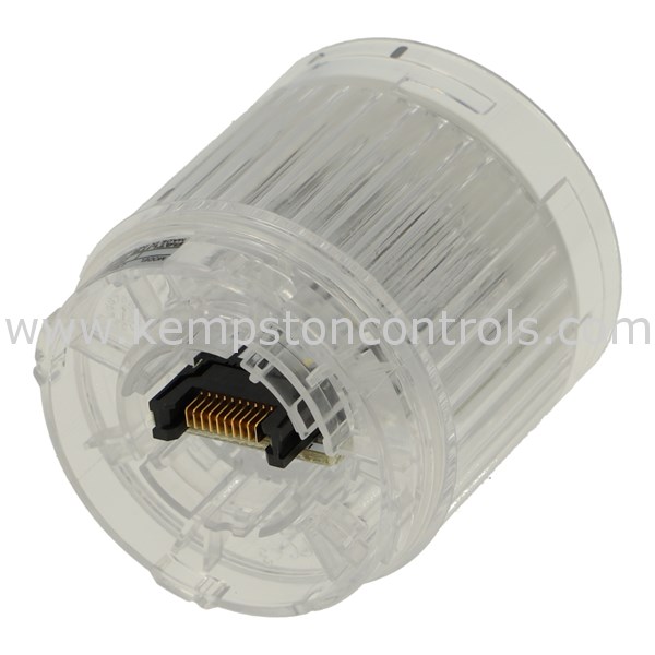 Patlite LR5-E-C PATLITE LED MODULE, WHITE, COLORED LENS, 50MM DIA. FOR USE WITH LR4 SERIES ...