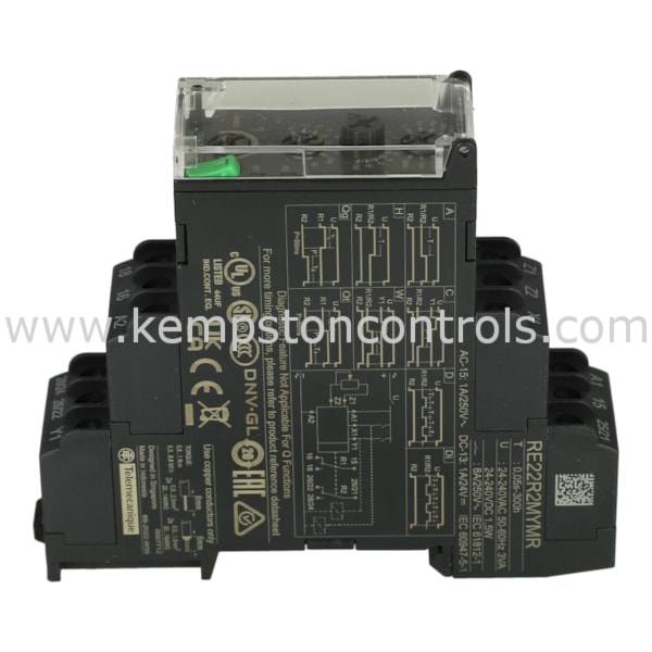 Schneider RE22R2MYMR SCHNEIDER MODULAR TIMING RELAY, 8A, 2CO, 0.05S ...