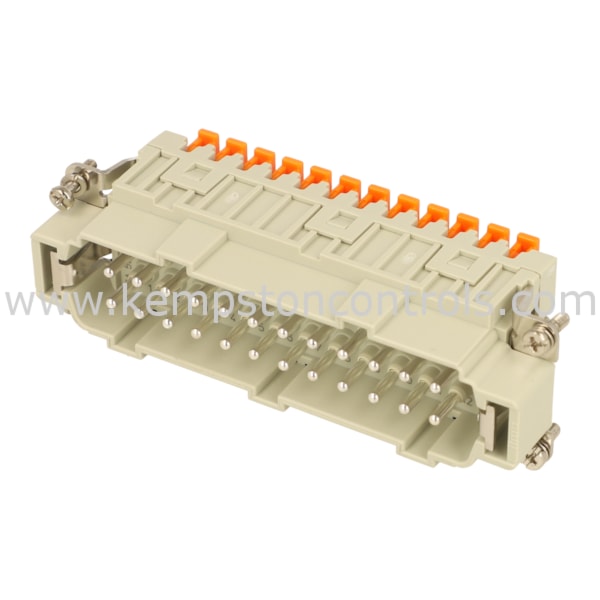 ILME CSHM24 ILME MALE INSERT, SIZE 104.27, 24P+PE, SILVER, SQUICH, 16A ...