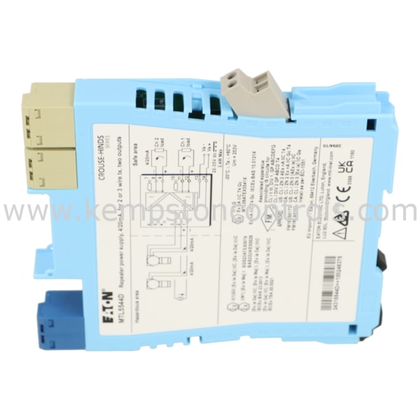 Eaton MTL MTL5544D EATON MTL 1-CH SMART TRANSMITTER REPEATER, DUAL O/P ...