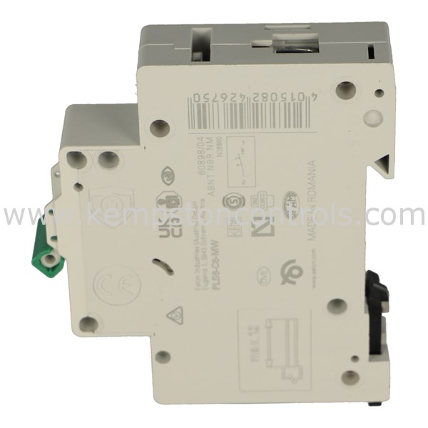 Eaton Moeller PLS6-C6-MW MOELLER MINIATURE CIRCUIT BREAKER, 6A, 1 POLE ...