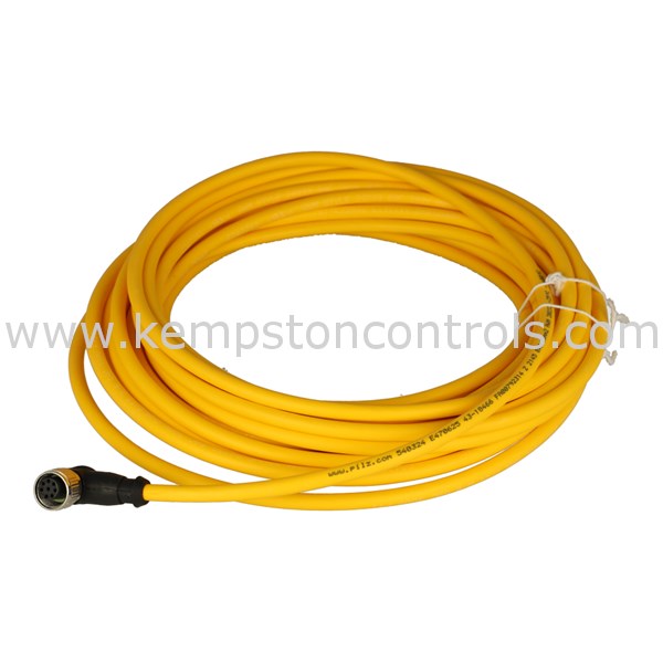 Pilz PSEN cable angle M12 8-pole 10m PILZ CONNECTION CABLE, PUR, YELLOW ...