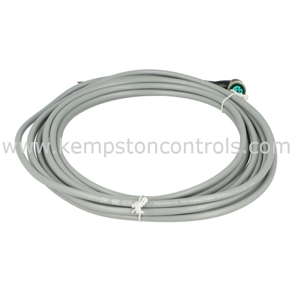 Pepperl + Fuchs V1-W-5M-PVC P+F CONNECTOR CABLE, M12, FEMALE, ANGLED, 4 ...