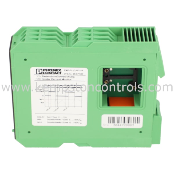 Phoenix 2867937 PHOENIX MONITORING RELAY, 1-PHASE, 0-10A, 24AC/DC, 1 ...