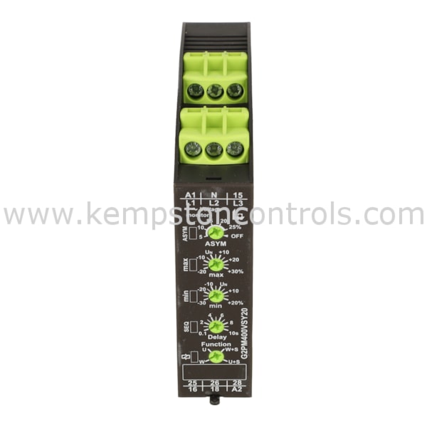 Tele G2PM400VSY20 24-240VAC/DC TELECONTROL VOLTAGE MONITORING RELAY, 3 ...