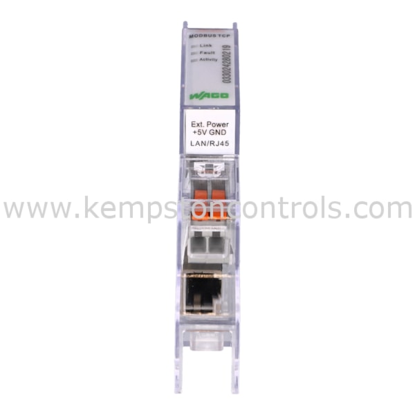 WAGO 879-9000 WAGO COMMUNICATION MODULE, MODBUS TCP, RJ-45, RS-485 ...