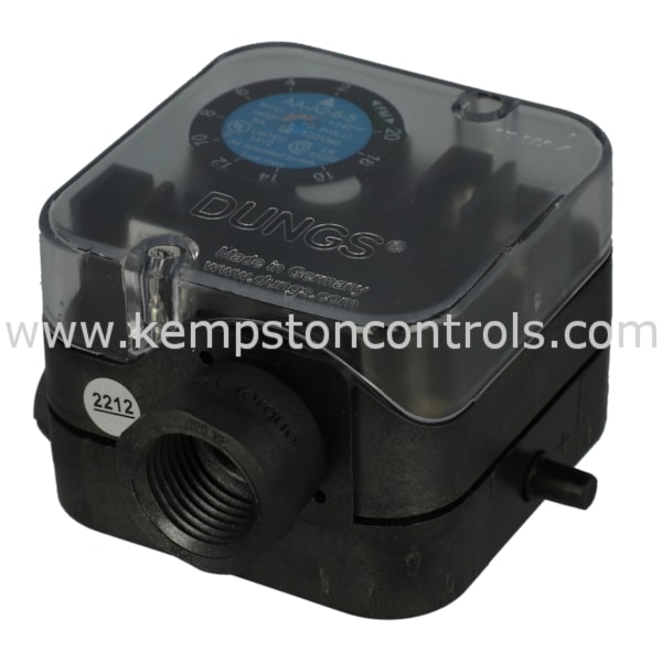Dungs AA-A2-6-5 DUNGS DIFFERENTIAL PRESSURE SWITCH FOR AIR, FLUE AND EXHAUST GASES | Kempston ...