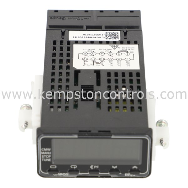 Omron E5GC-QX1DCM-000 OMRON TEMPERATURE CONTROLLER, 1/32 DIN 24X48MM, 1 AUX, 1X12VDC PULSE OUT ...