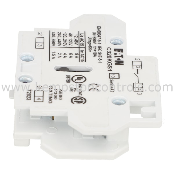 Eaton C320KGS1 EATON FREEDOM ACCESSORY, AUXILIARY CONTACT, USED ON ...