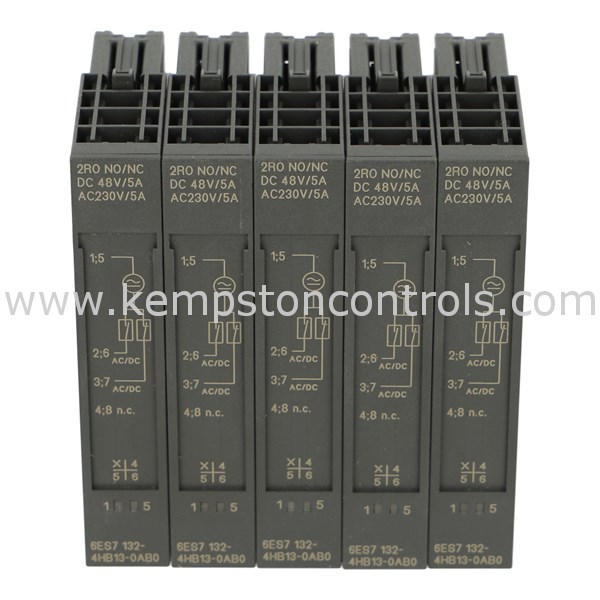 Siemens 6ES7132-4HB13-0AB0 SIEMENS SIMATIC DP, 5 ELECTRONIC MODULES, 2 ...