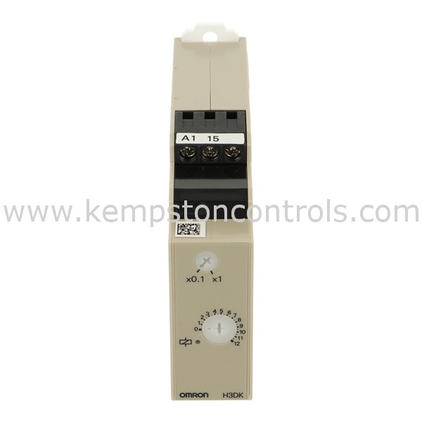 Omron H3DK-HDS AC200-240V OMRON TIMER, DIN RAIL MOUNTING, 22.5MM, POWER OFF-DELAY, 0.1-12S, SPDT ...