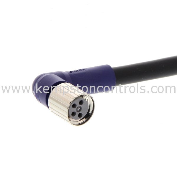 Omron XS3F-LM8PVC4A5M OMRON SENSOR CONNECTOR CABLE, M8, 4PIN, ANGLED, 5M | Kempston Controls