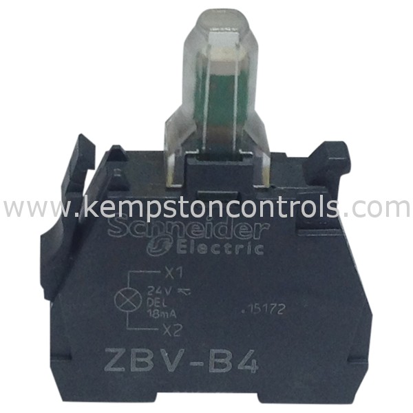 Schneider ZBVB4 SCHNEIDER LAMP BODY 24V RED | Kempston Controls