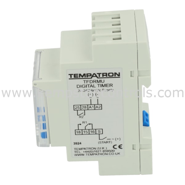 Tempatron TFDRMU TEMPATRON MULTIFUNCTION DIGITAL TIMER, DIN RAIL LCD , 24-240VAC/DC, IP20, 50 ...