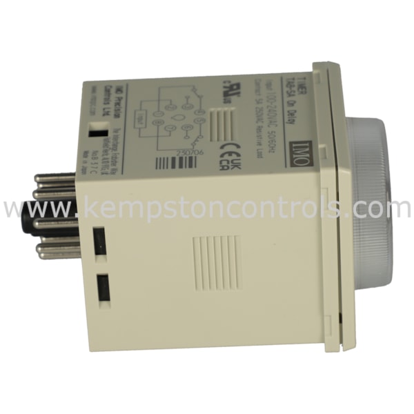 IMO TA8-SA100-230AC IMO PANEL MOUNT TIMER 005S-60HRSPCO TIMEDSPCO INSTANTANEOUS8PIN OCTAL ON ...