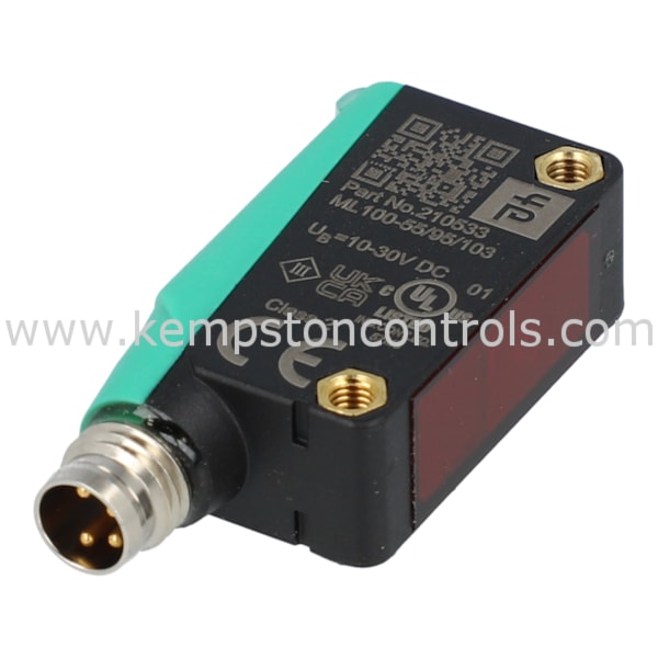 Pepperl + Fuchs ML100-55/95/103 P+F PHOTOELECTRIC SENSOR, RETRO REFLECTIVE, 5M RANGE, PNP L/O D ...