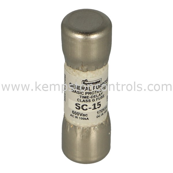 Bussmann SC-15 SC FUSE CLASS G CLASS G - LOW VOLTAGE - NORTH AMERICAN ...