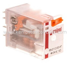 Relpol R3-2013-23-5024-WT RELAY, 3CO, IP40, PLUG IN, MECHANICAL ...