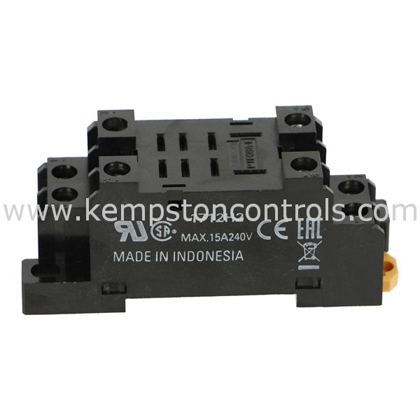 Omron PTF08A-E OMRON SOCKET, DIN RAIL/SURFACE MOUNTING, 8 PIN, SCREW TERMINALS | Kempston Controls