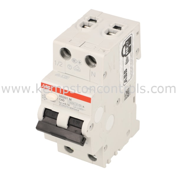 ABB 2CSR275180R2404 ABB RCBO, CIRCUIT BREAKER, 40A, 1P+N, 230V, 10KA, C ...