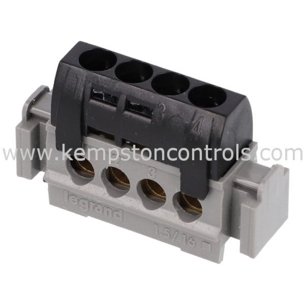 Legrand Cable Management 004850 LEGRAND BLACK IP2X TERMINAL BLOCK 47MM ...