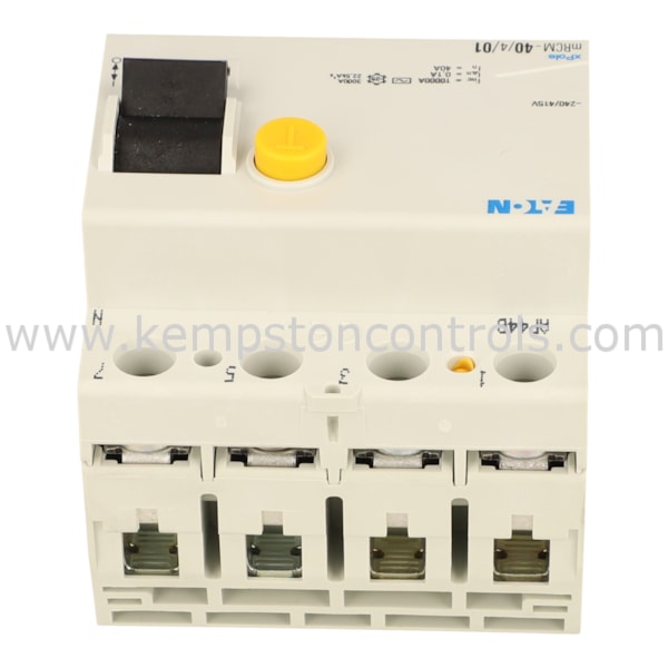 Eaton Moeller MRCM-40/4/01 MOELLER RCCB 40A 4POLE 100MA AC-TYPE ...