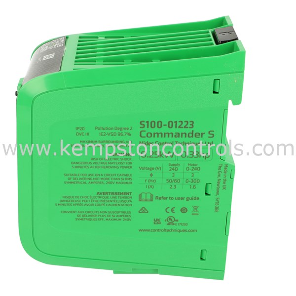 Control Techniques S100-01223-0A0000 CONTROL TECHNIQUES COMMANDER S AC ...