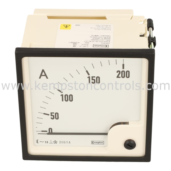 Crompton Instruments E244-02A-G-LA-RL-C7 CROMPTON INSTRUMENTS AMP METER ...