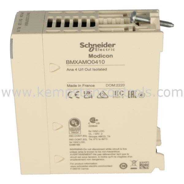Schneider BMXAMO0410 SCHNEIDER ANALOGUE OUTPUT MODULEM 340 - 4 OUTPUTS ...