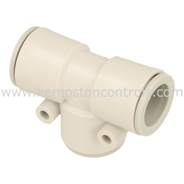SMC KQ2T16-00A SMC KQ2T*-00, ONE-TOUCH FITTING WHITE COLOR - UNION TEE | Kempston Controls